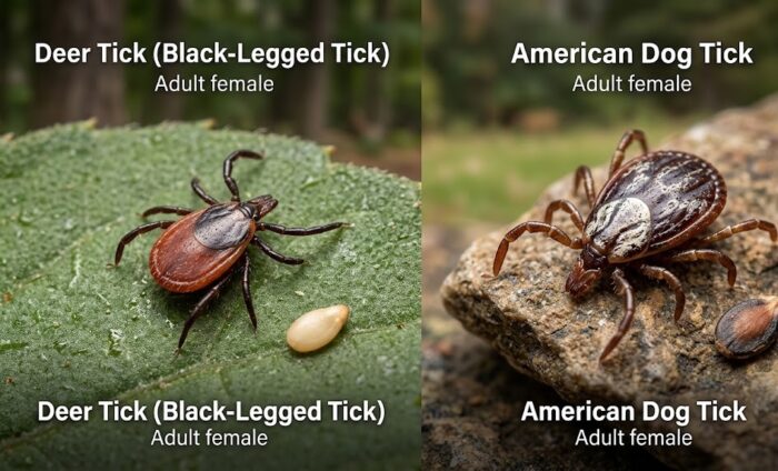 Deer Ticks vs Dog Ticks: How to Tell the Difference